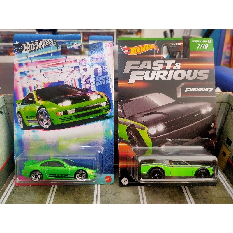 Jual HOTWHEELS FAST & FURIOUS DODGE CHALLENGER DRIFT CAR & 90's STREET ...