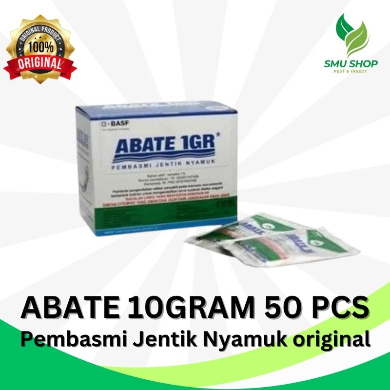 Jual ABATE 1DUS 50 SACHET BUBUK PEMBASMI JENTIK NYAMUK OBAT SERBUK ANTI ...