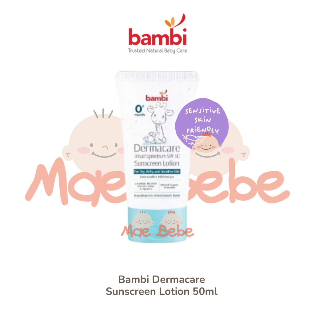 Jual Bambi Dermacare Sunscreen Lotion Tabir Surya Anak Bayi SPF 50 PA++ ...