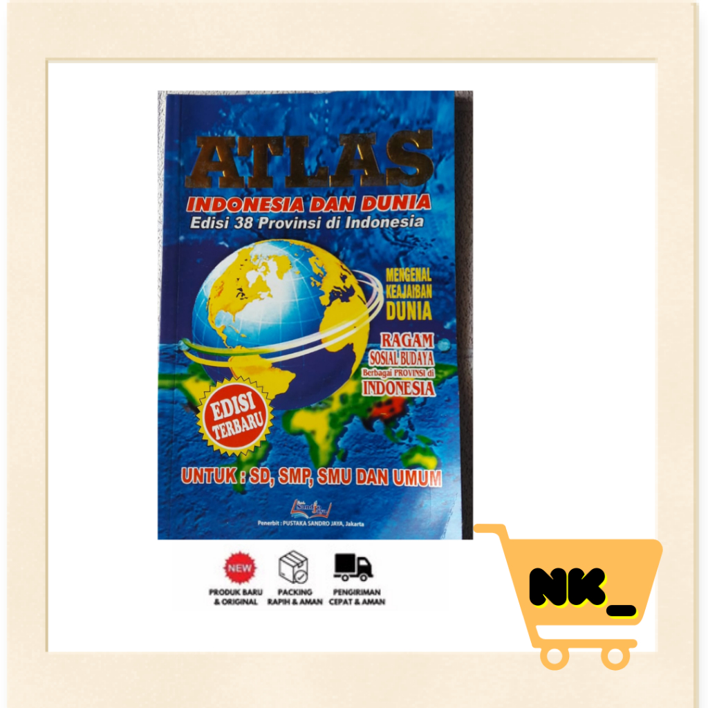 Jual Buku Atlas Terbaru Edisi 38 Provinsi di Indonesia - Bintang ...