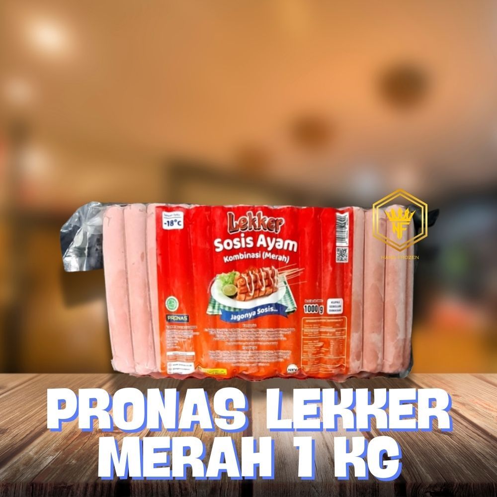 Jual PRONAS SOSIS LEKKER MERAH 1KG, 500GR | Shopee Indonesia