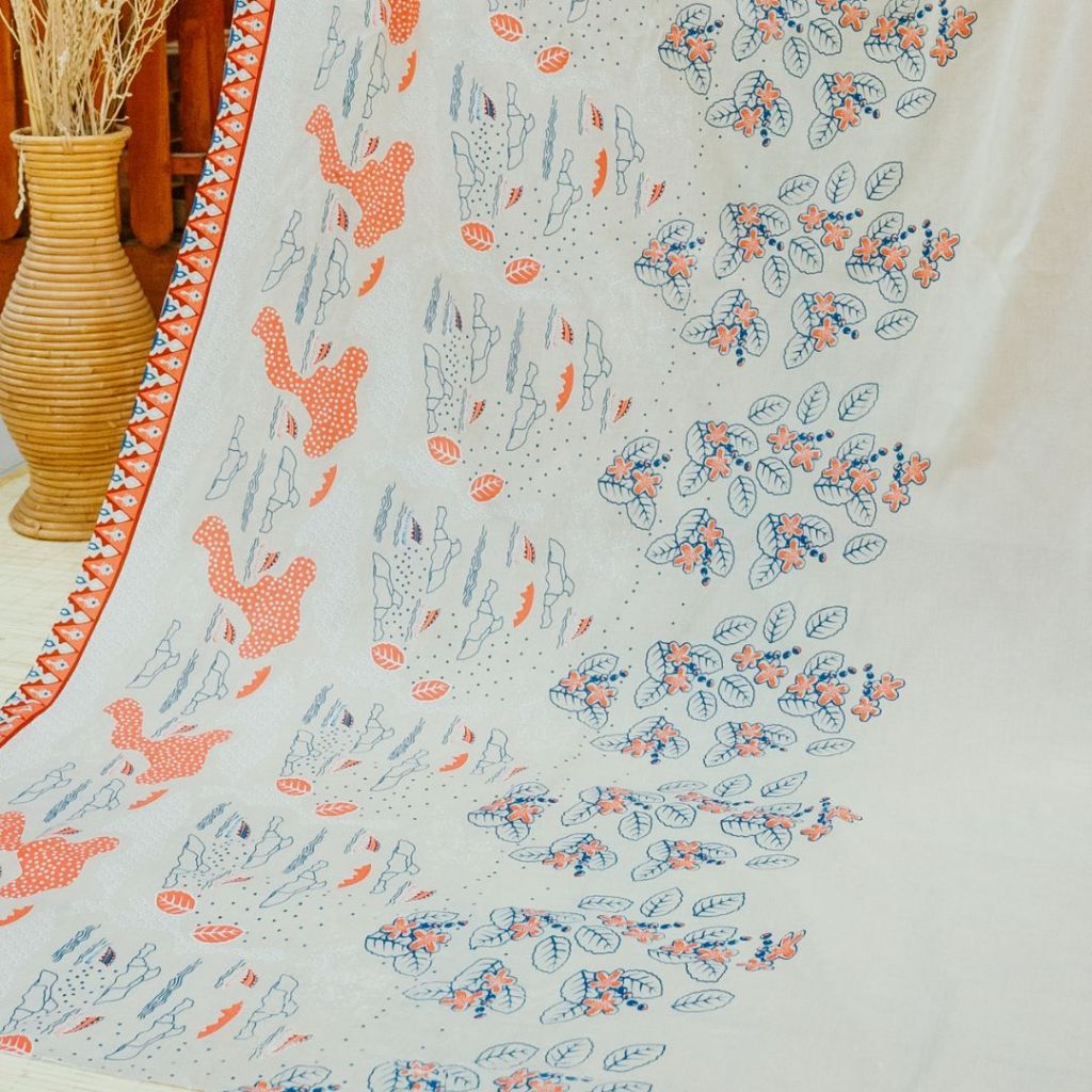 Jual SEPIAK BELITONG KAIN BATIK KIAN BATIK KEKINIAN PANTAI CETAK MOTIF ...