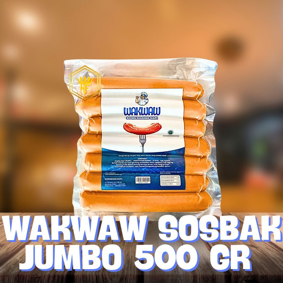 Jual WAKWAW SOSIS BAKAR JUMBO 500GR, MINI 500GR | Shopee Indonesia