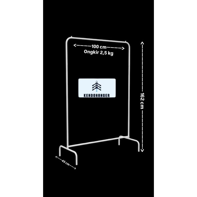 Jual GAWANG BAJU FULL COATING 100 CM IKEEA | Shopee Indonesia