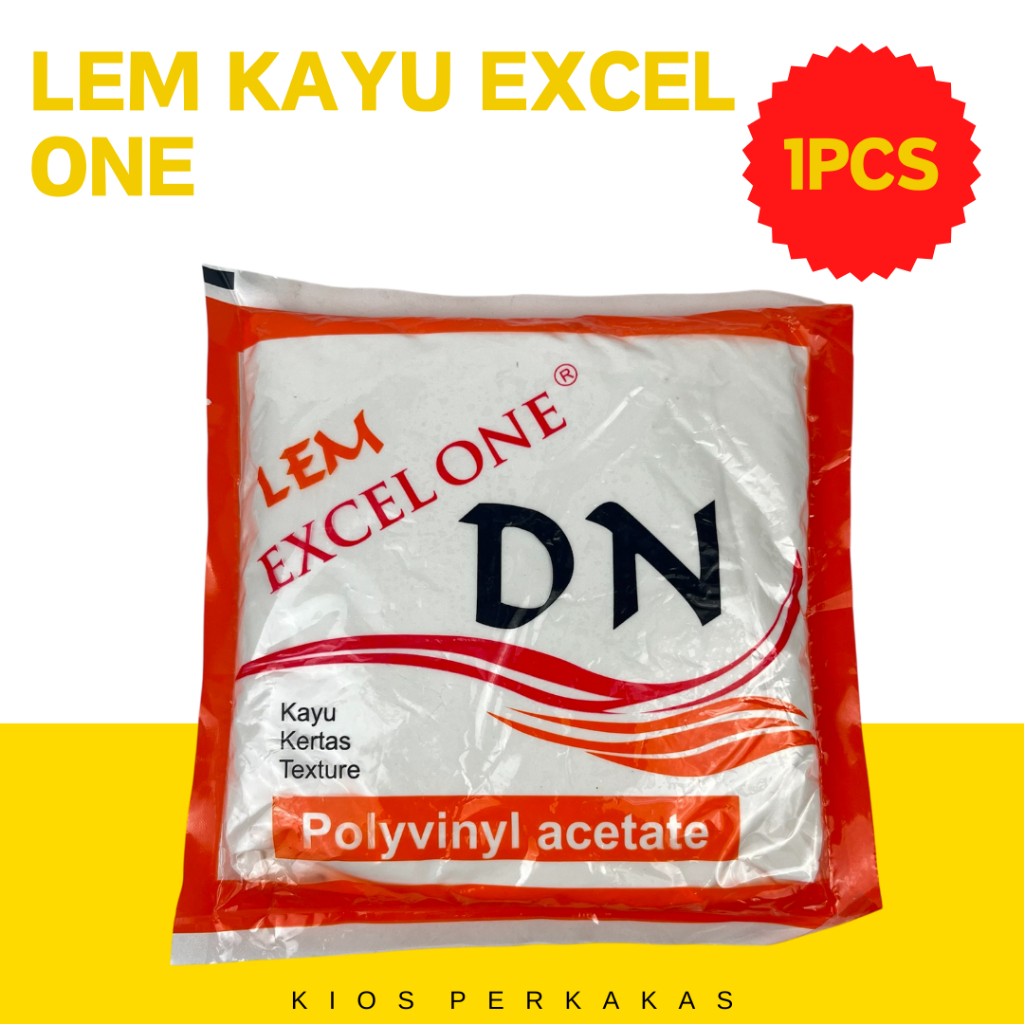 Jual Lem Kayu Excel One Kertas Textur Polivinyl Acetate DN 600gram ...