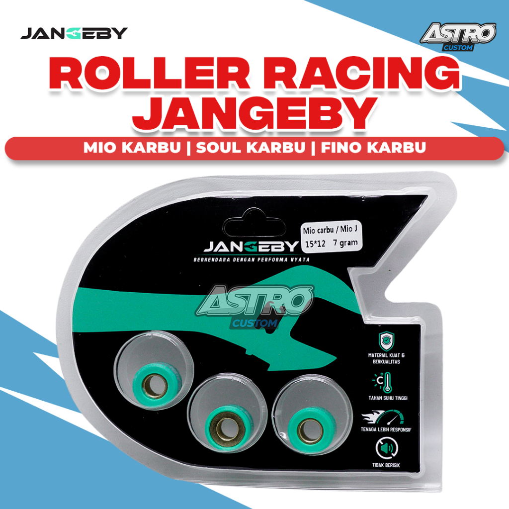 Jual Roller Jangeby Mio Smile Sporty Soul Karbu Nouvo Fino Mio J Soul GT Fino XRide Roler Isi 3 ...
