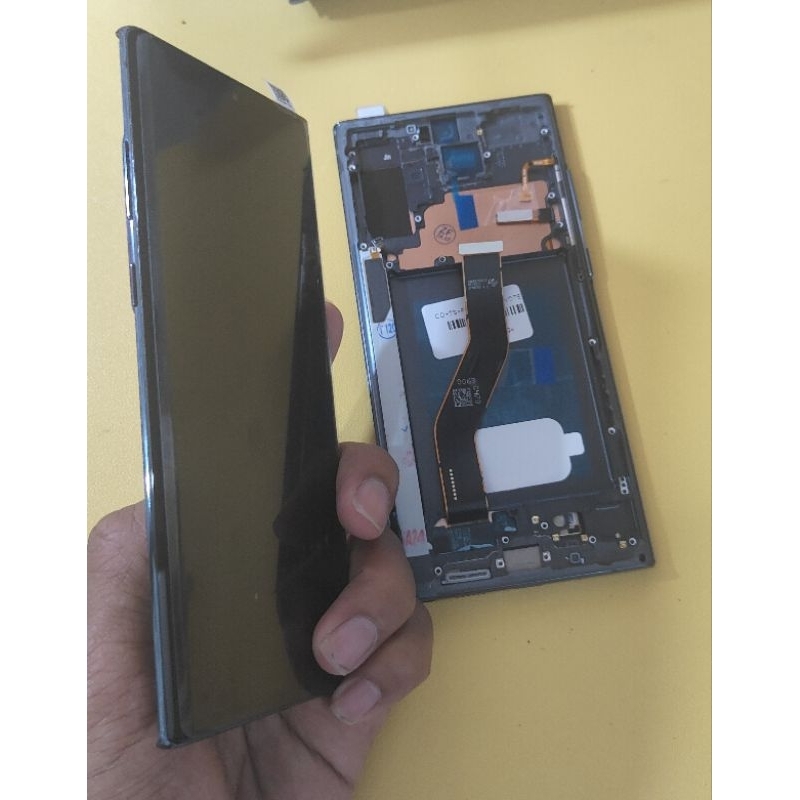Jual LCD TOUCHSCREEN+FRAME SMG NOTE 10 PLUS/N975 BLACK OLED | Shopee Indonesia