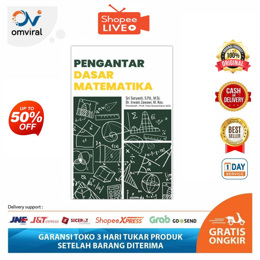 Jual Buku Pengantar Dasar Matematika Sri Suryanti Penerbit Deepublish | Shopee Indonesia