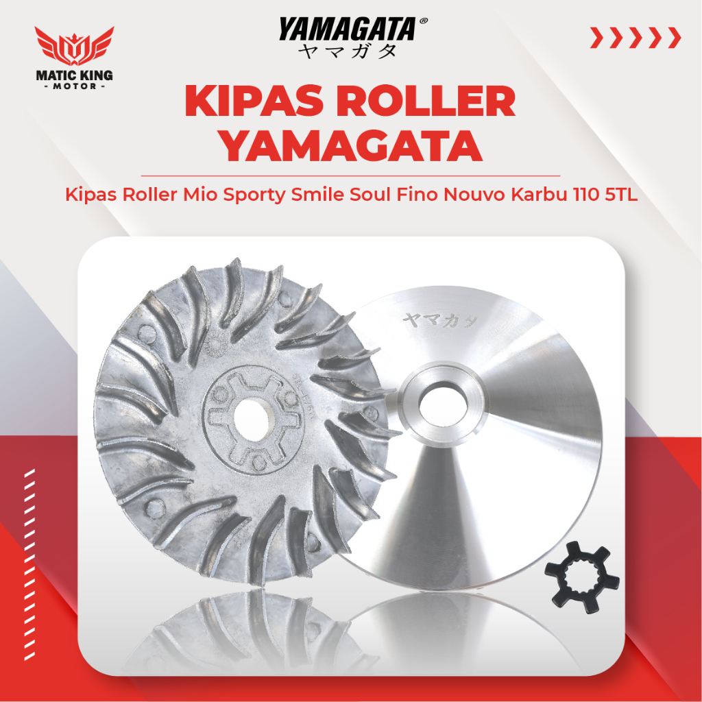 Jual Kipas Rumah Roller Mio Sporty Smile Soul Fino Nouvo Z Karbu 110 5TL 5LW Yamagata | Shopee ...