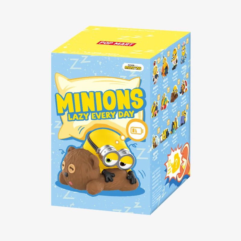 Jual Pop Mart Minions Lazy Everyday Minion Popmart Original | Shopee ...