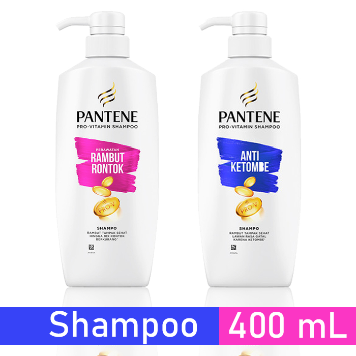 Jual Pantene Pro-Vitamin Shampoo Rambut Rontok / Anti Ketombe 400 mL | Shopee Indonesia