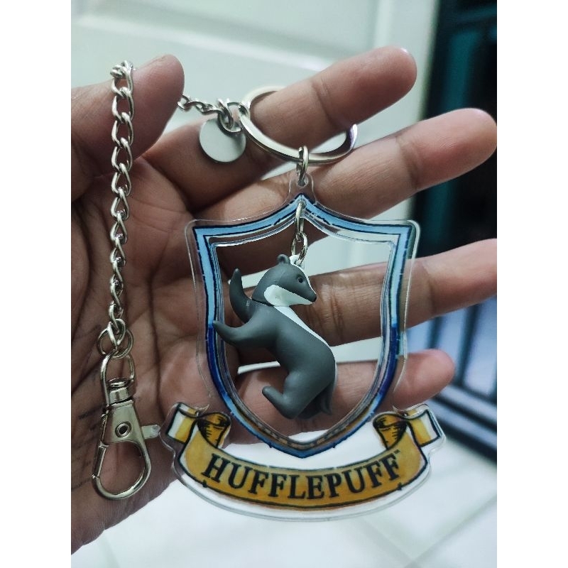 Jual Blindbox Keychain (Selected) Hufflepuff/Slytherin Miniso X Harry ...