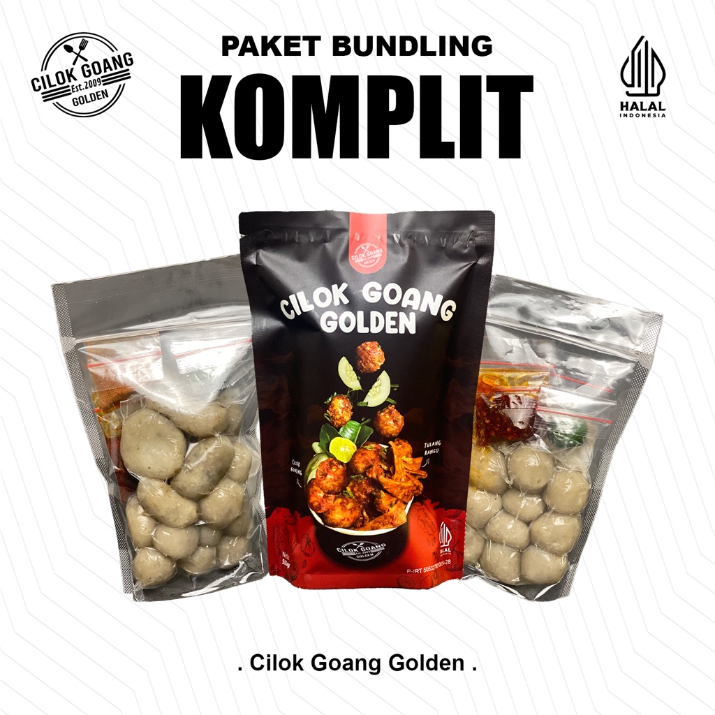 Jual Cilok Goang Golden Paket Komplit Kemasan Kecil Sedang dan Jumbo ...