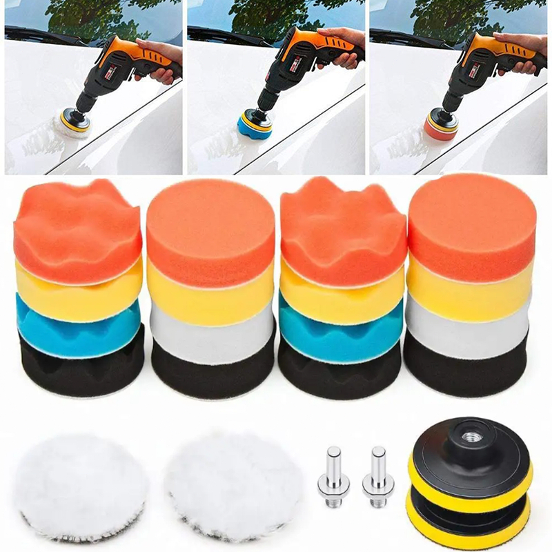 Jual Busa Alat Poles Spons Motor Mobil 7/12/22 Pcs 3 Inch 80mm Compound ...