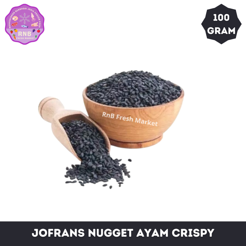 Jual Biji Wijen Hitam Netto 100 Gram | Shopee Indonesia