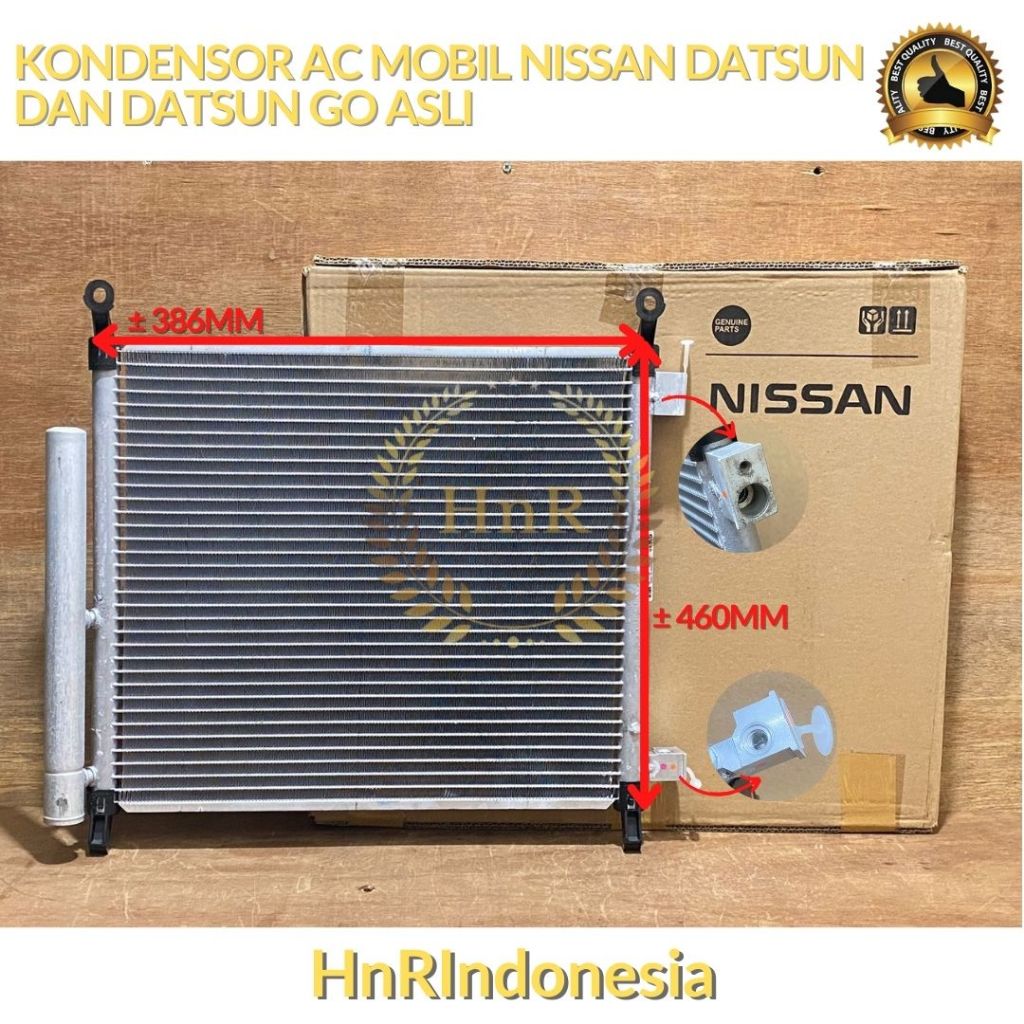 Jual Kondensor AC Mobil Nissan Datsun CONDENSOR DATSUN GO ASLI | Shopee ...