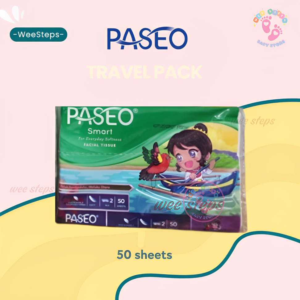 Jual Tisu Paseo Go Smart 50 Sheets Lembut dan Kuat - Kemasan Travel ...