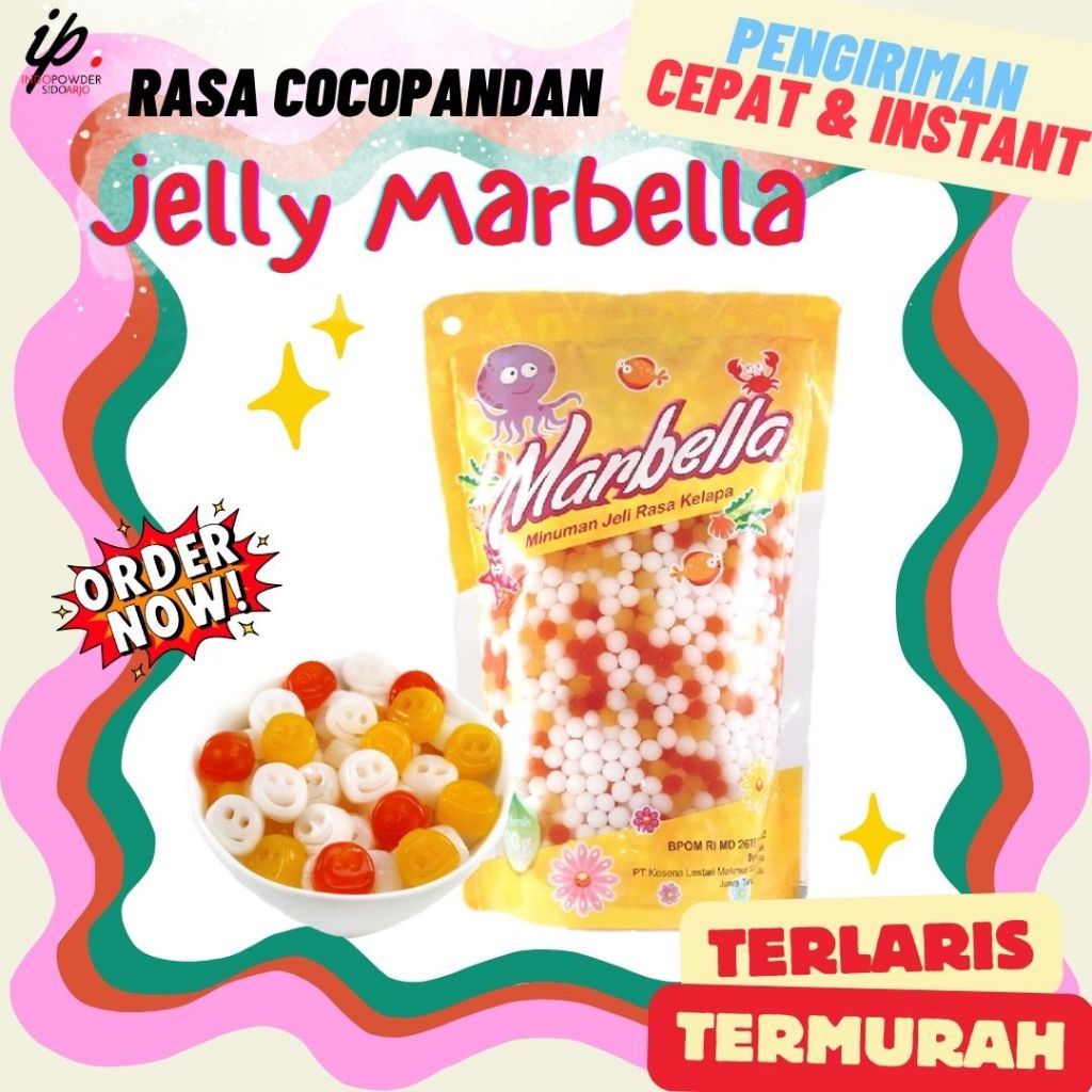 Jual JELLY MARBELLA MOTIF MIX 500GR / MUTIARA / DADU / HEWAN / BUNGA ...