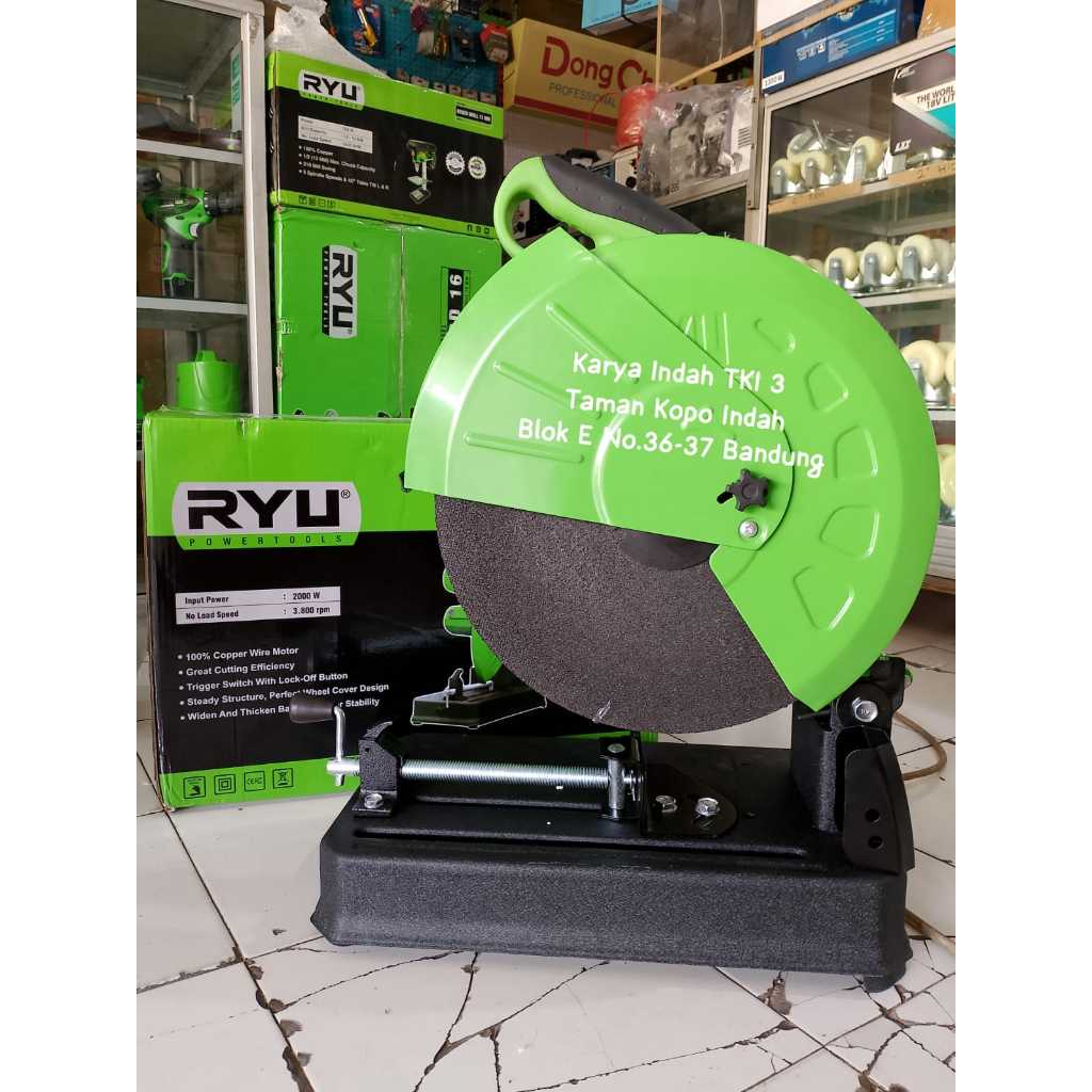 Jual Cut Off 14 Inch RYU RCO355 Mesin Potong Besi 14" RCO 355 Cutting ...