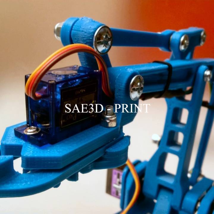 Jual Arm Robot Arduino (kit only) - 3d printing | Shopee Indonesia
