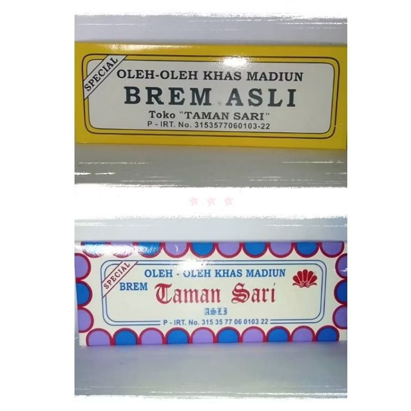 Jual Brem Madiun Asli Taman Sari (Besar) Rasa Original Jajanan Oleh ...