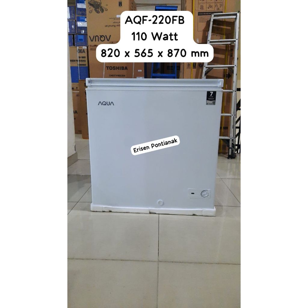 Jual AQUA - CHEST FREEZER BOX (200L) - AQF-220FB | Shopee Indonesia