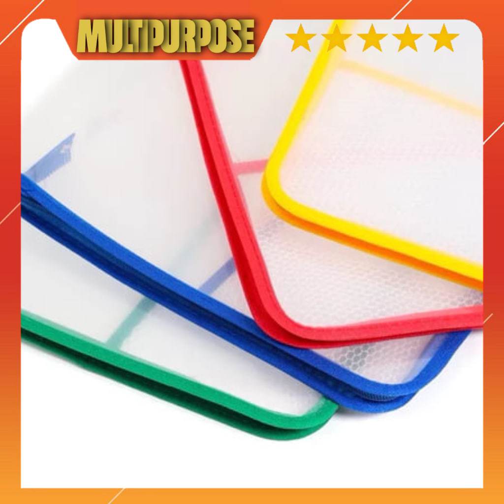 Jual Map Zipper Plastik Resleting Bag File F4 Map Jala Zipper | Shopee ...