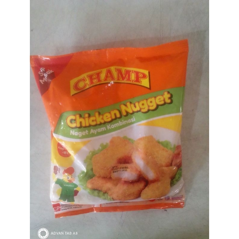 Jual Champ Nugget Nuget Naget Ayam Kombinasi 225gr | Shopee Indonesia