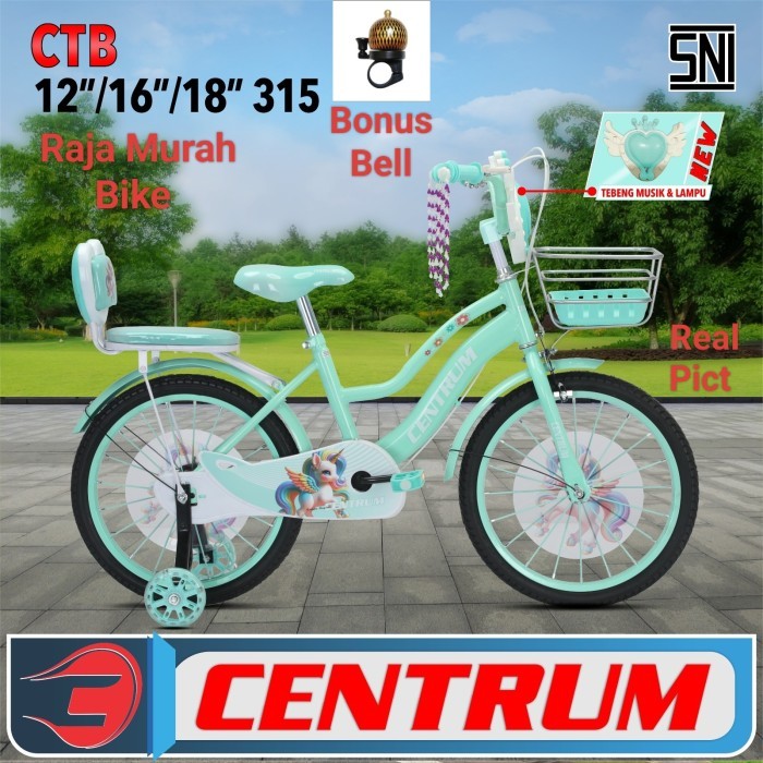 Jual Sepeda Anak Perempuan 18 Inch Centrum 315 Sepeda Anak Mini Centrum ...