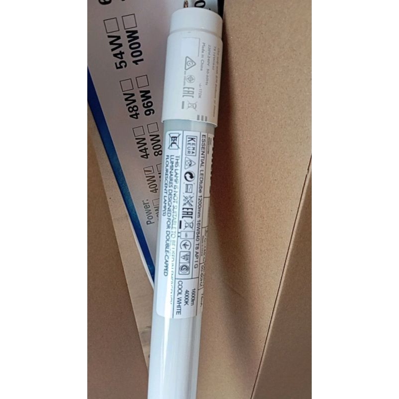 Jual PHILIPS LED tube Essential 120cm 16W TL T8 Philips 16W 4000k ...