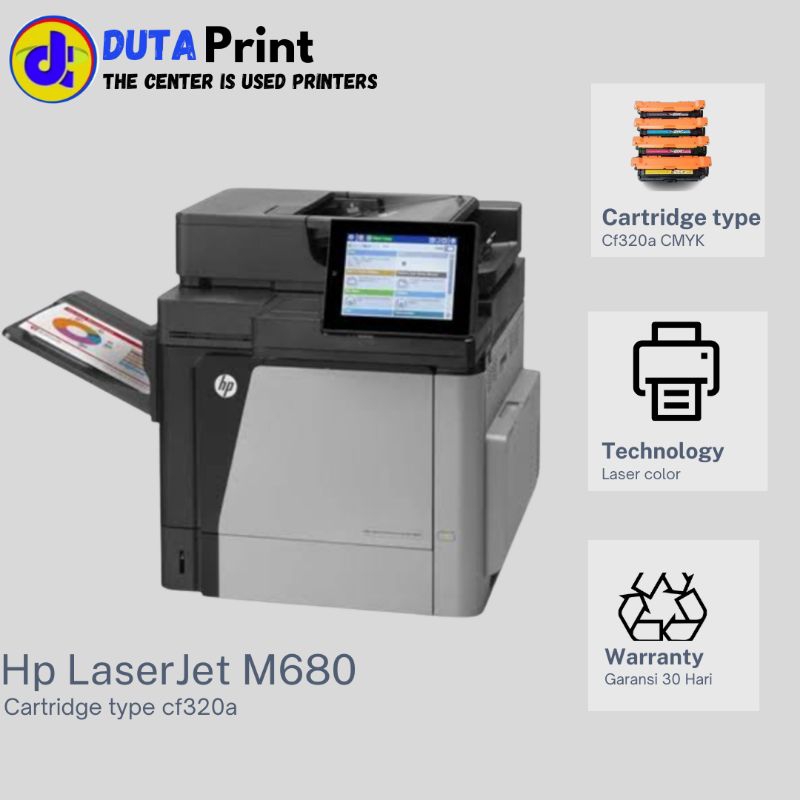 Jual printer HP laserjet m680 warna fotocopy warna | Shopee Indonesia