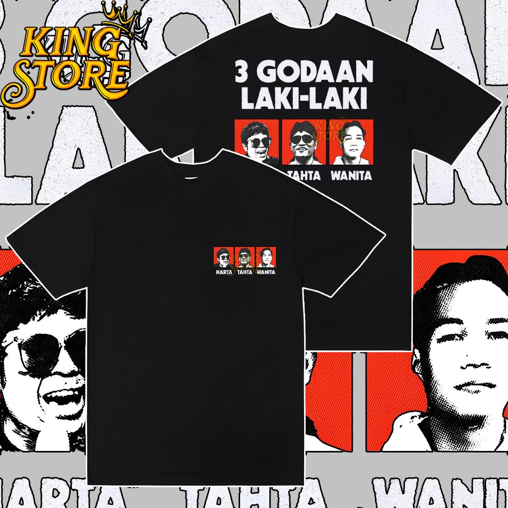 Jual KAOS VIRAL HARTA TAHTA WANITA - AGUS - GUS MIFTAH - IWAS - KAOS 3 ...