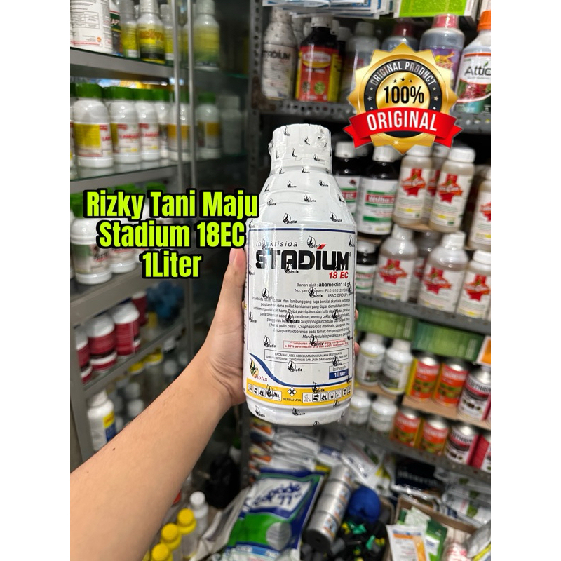 Jual Stadium 1Liter Abamectin 18 EC, insektisida untuk tanaman cabai ...