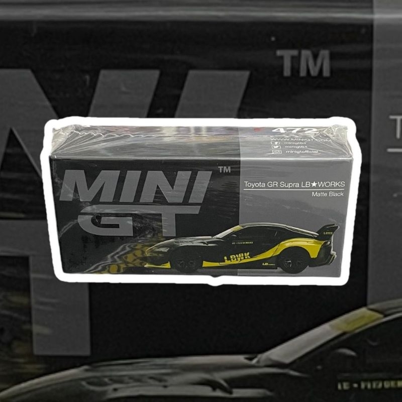 Jual Mini GT Toyota GR Supra LBWK Matte Black | Shopee Indonesia