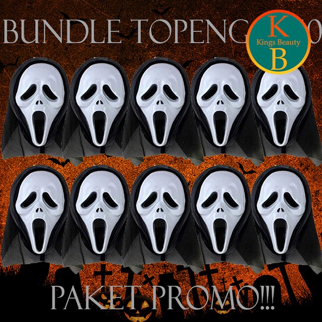 Jual Topeng Horror Bundle isi 10 Hemat Harga Grosir Topeng Ghostmask ...