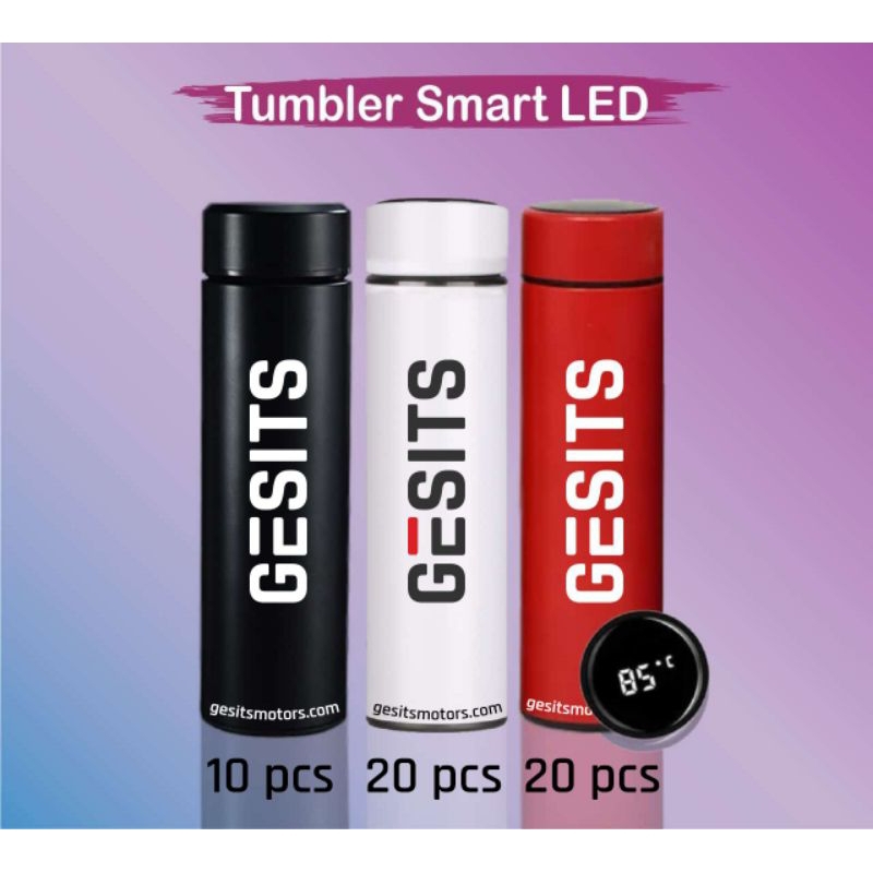 Jual tumbler custom/custom tumbler led suhu/tumbler smart led stainles ...