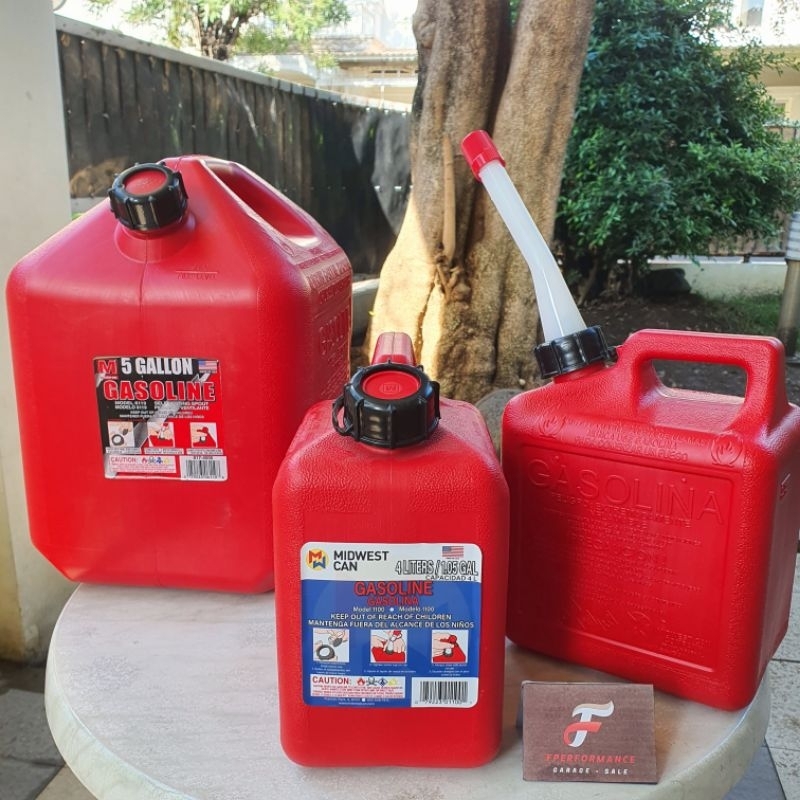 Jual Jerigen Midwest Can USA original 4 20 Liter tempat bensin solar ...