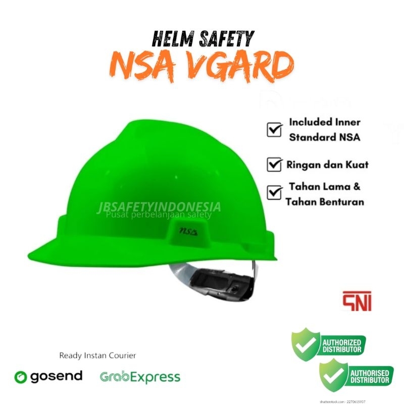 Jual HELM PROYEK SAFETY NSA VGARD WARNA HIJAU - HELM SAFETY PROYEK ...