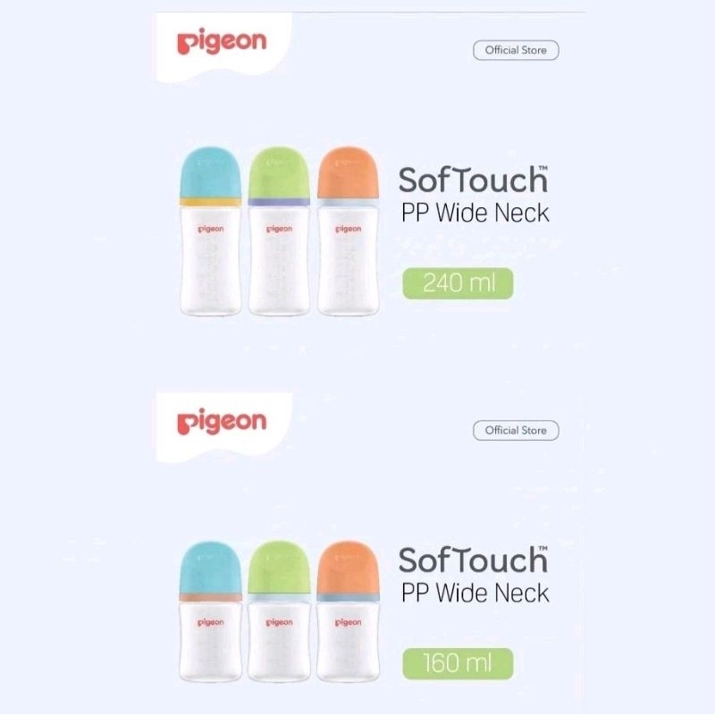 Jual PIGEON Botol Susu PP Wide Neck 160/240 Ml Series 3 terbaru | Shopee Indonesia