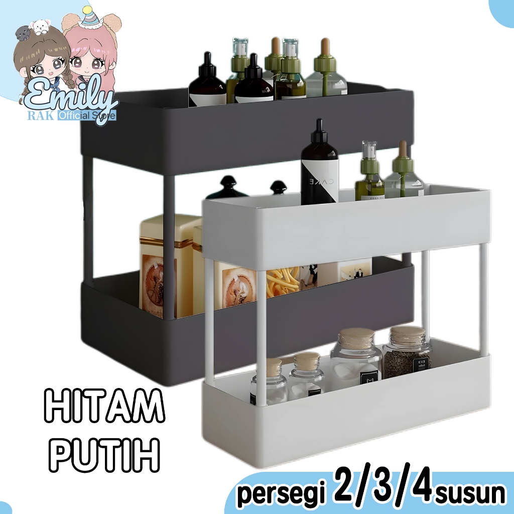 Jual (RAK) RAK TROLI 2 SUSUN/ RAK DAPUR/ RAK SERBAGUNA | Shopee Indonesia