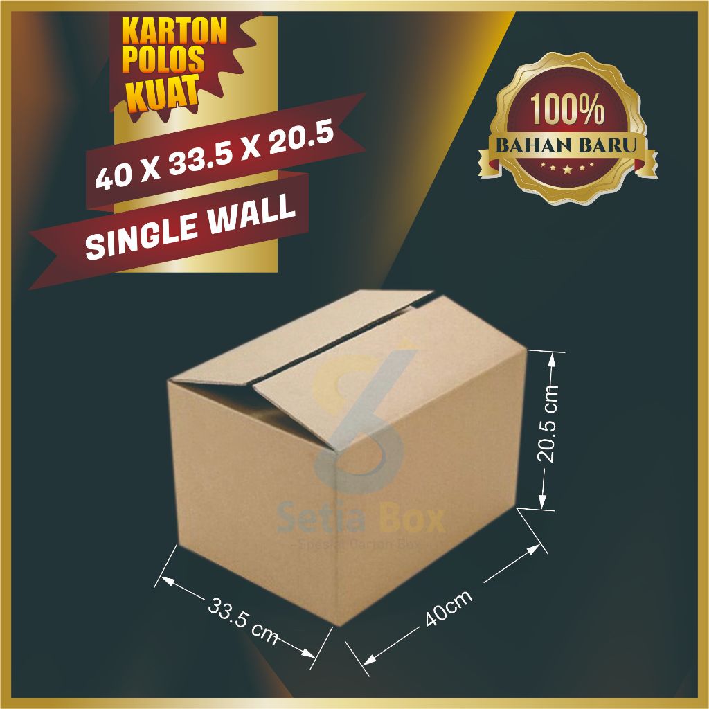 Jual Kardus Packing uk. 40 x 33.5 x 20.5 cm, Karton box murah, karton ...