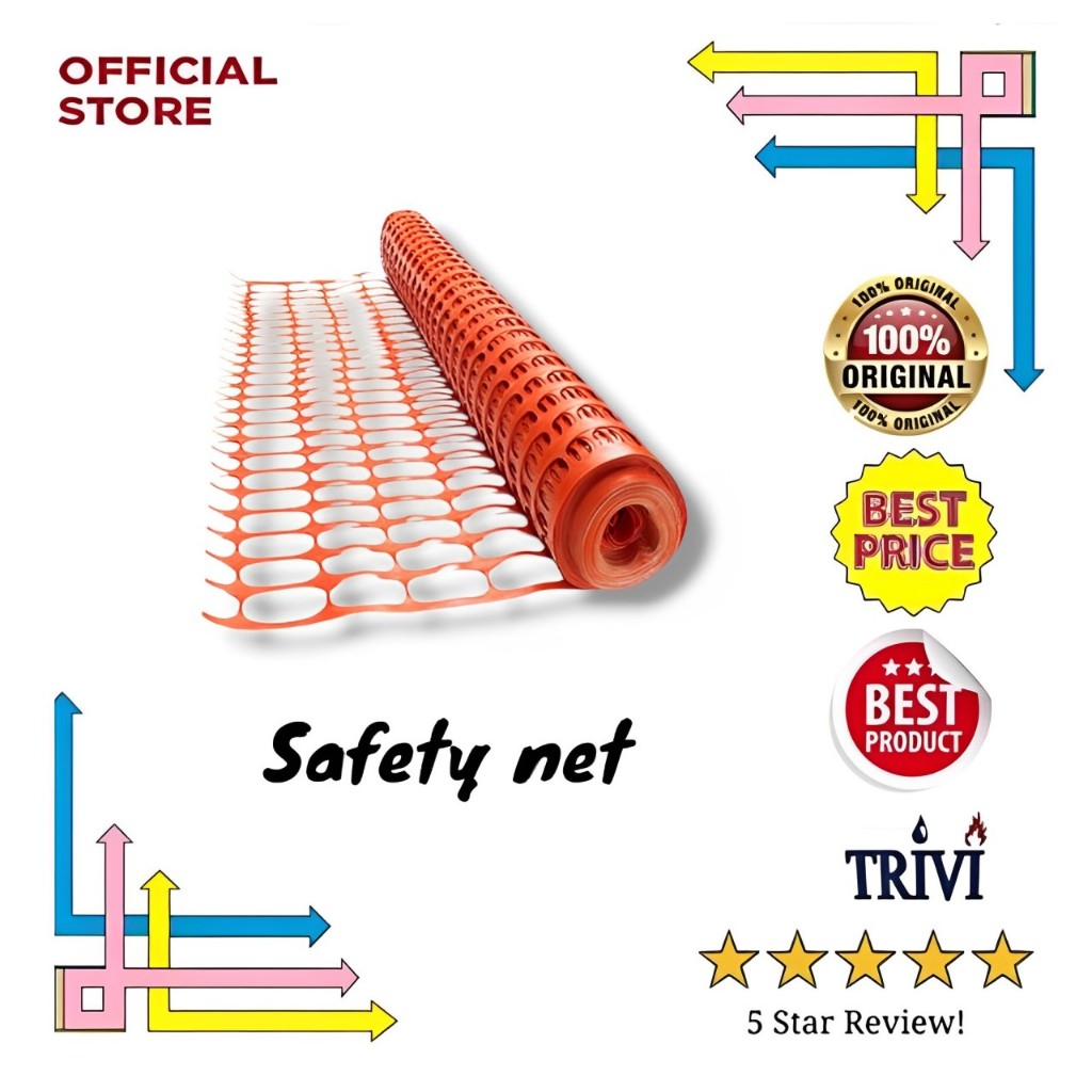 Jual Safety net (jaring pengaman) serba guna, barricade mesh safety net ...