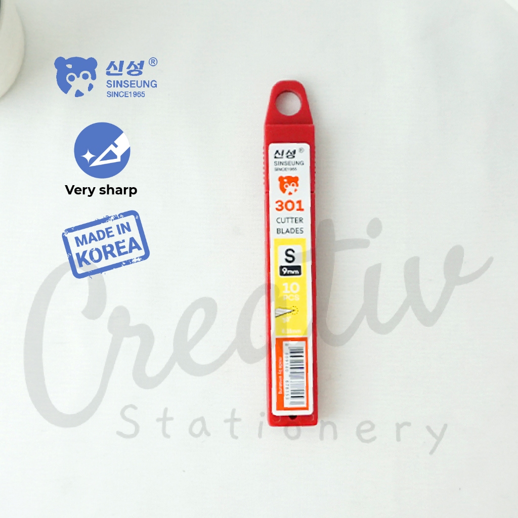 Jual Sinseung Isi Cutter Kecil Blade S301 Pisau Potong 30 Derajat | Shopee Indonesia