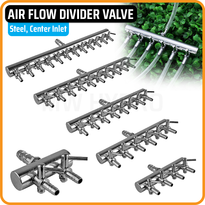 Jual Air Flow Divider Valve Stainless, Center Inlet | Keran Nikel ...