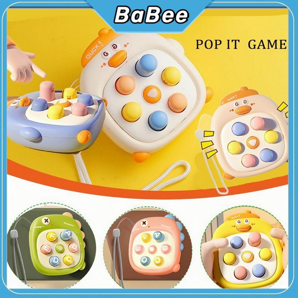 Jual Babee Toy Whack-a-Mole Pop It Game Elektronik Mini Pop Push Game ...