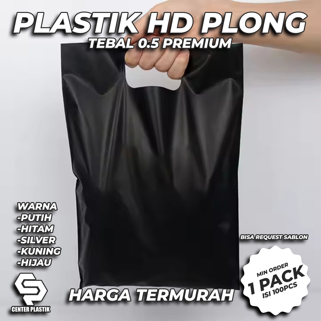 Jual Plastik HD Plong Tebal 0.5 Isi 100 pcs | Shopee Indonesia