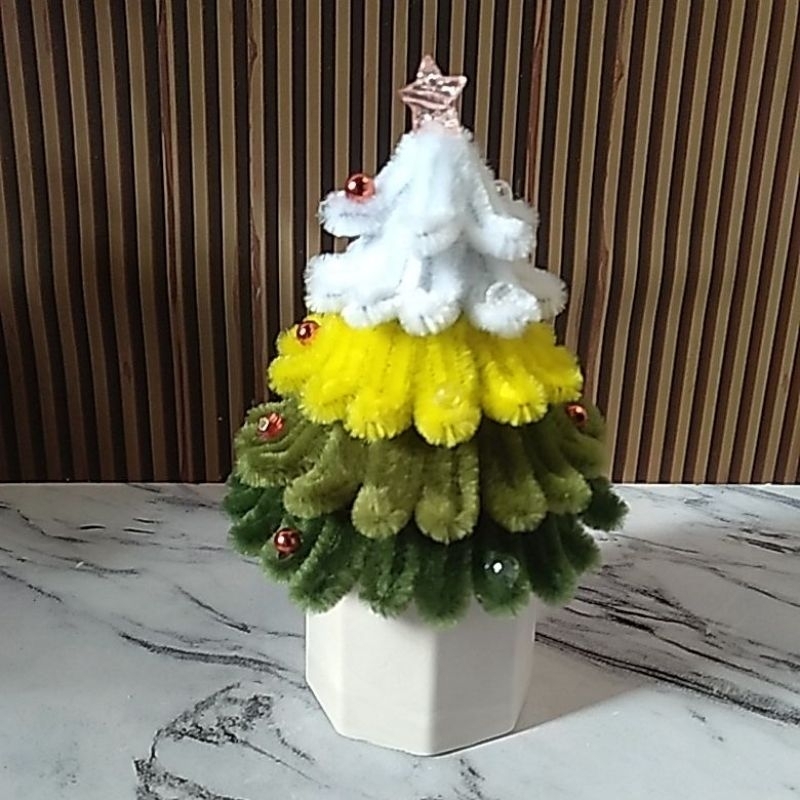 Jual Pohon Natal Gradasi Mini (Kawat bulu) | Shopee Indonesia