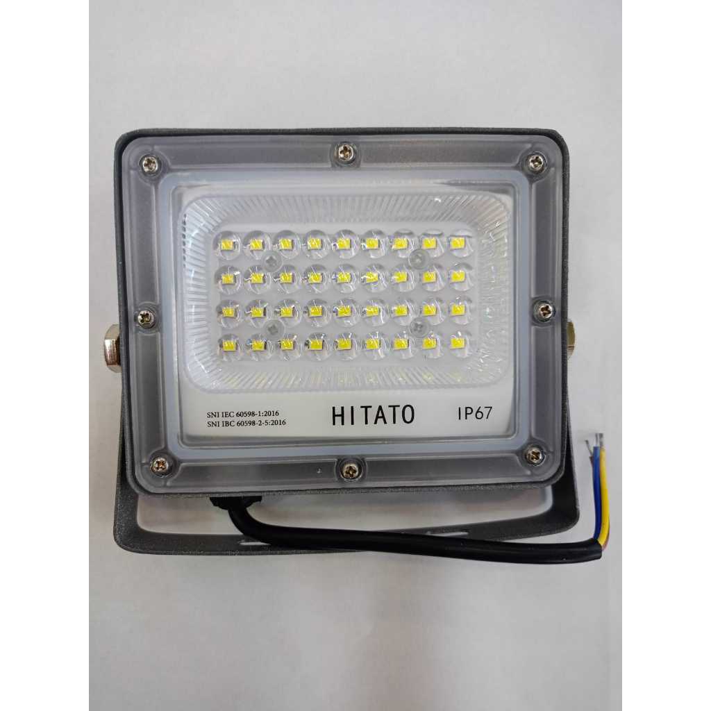 Jual Lampu Sorot Listrik HITATO 50W-1000W Cahaya Putih LED FLOOD LIGHT ...