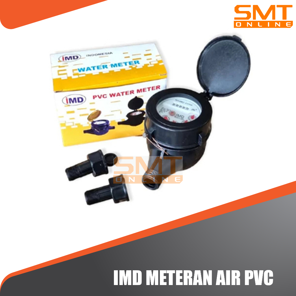 Jual Meteran air pdam PVC ukuran 1/2" 3/4" SNI merk IMD berkualitas | Shopee Indonesia