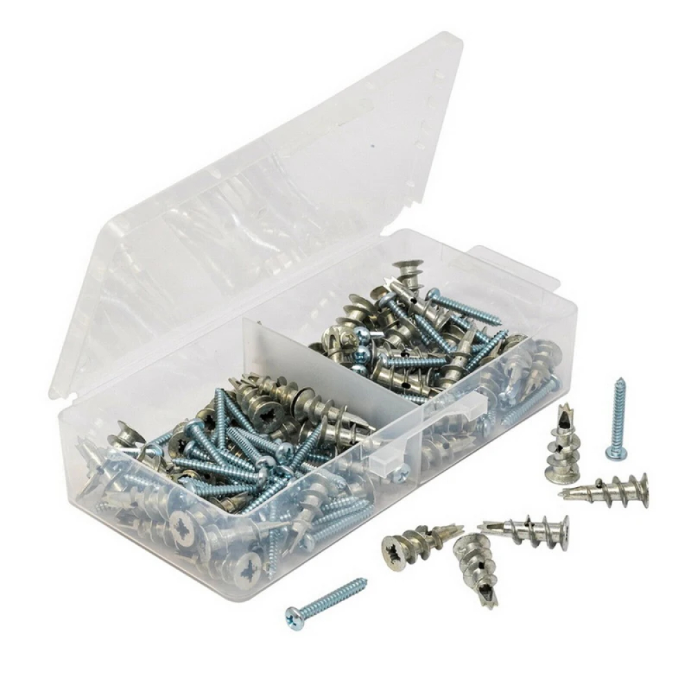 Jual Skrup Self Tapping Screw 60pcs Set Kit Bor Drilling Drywall Anchor ...